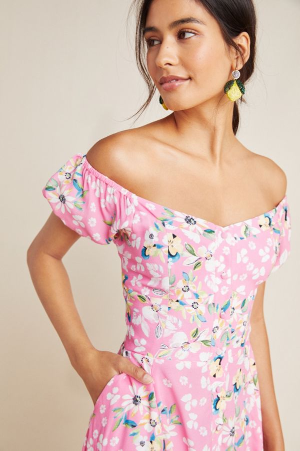 Yumi Kim Lila Off-The-Shoulder Mini Dress | Anthropologie