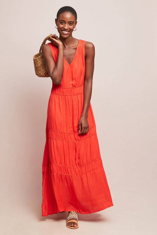 Goldenrod Maxi Dress | Anthropologie