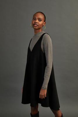 V-Neck Pinafore Dress | Anthropologie UK
