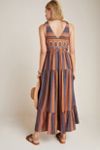 Agave Embroidered Maxi Dress | Anthropologie