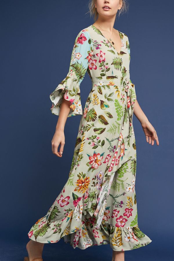 Ruth Floral Maxi Dress | Anthropologie