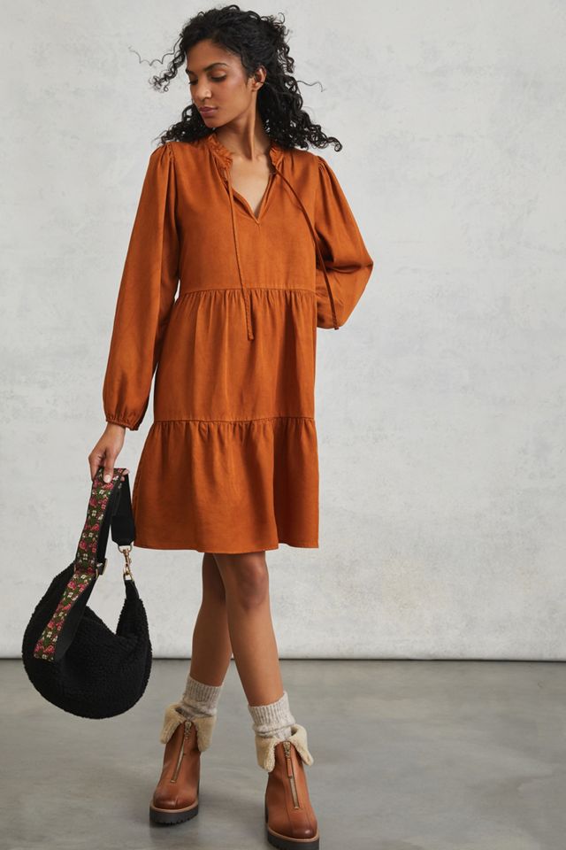 Glenn Tiered Tunic Dress | Anthropologie