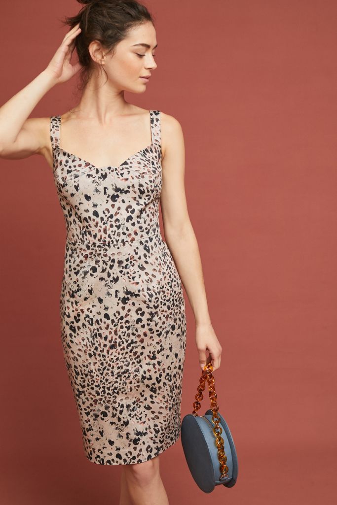 Leopard Sheath Dress | Anthropologie