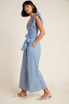 Paulette Shimmer Wide-Leg Jumpsuit | Anthropologie