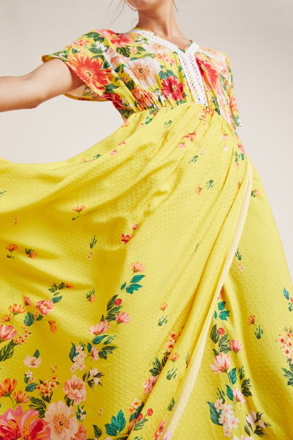 Farm Rio Samara Floral Maxi Dress | Anthropologie