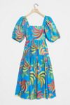 Farm Rio Tropics Tiered Midi Dress | Anthropologie