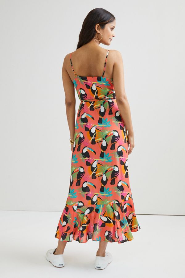 Farm Rio Toucan Wrap Maxi Dress | Anthropologie UK