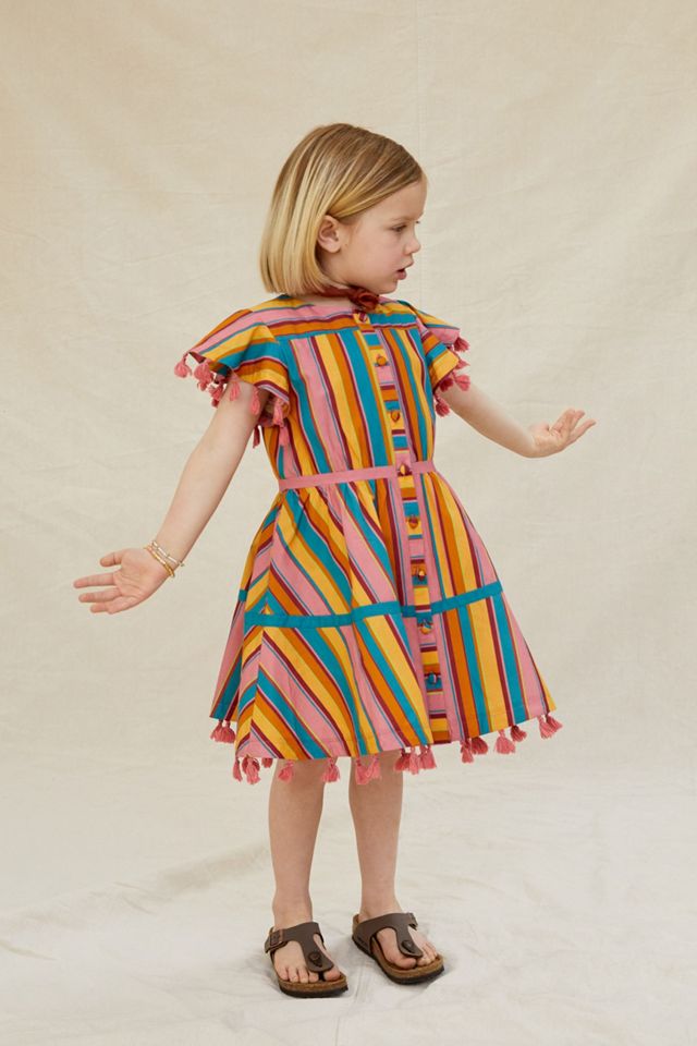 Farm Rio Rainbow Stripe Kids Dress | Anthropologie