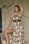 Maeve Snake-Printed Maxi Dress | Anthropologie
