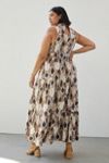 Maeve Snake-Printed Maxi Dress | Anthropologie