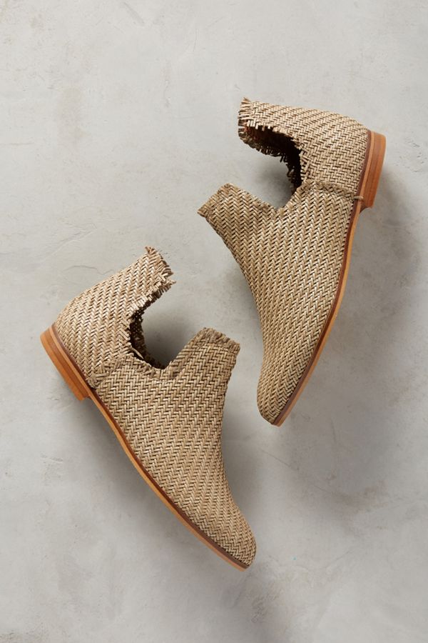 Intropia Raffia Boots | Anthropologie