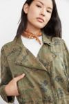 Treva Floral Moto Jacket | Anthropologie