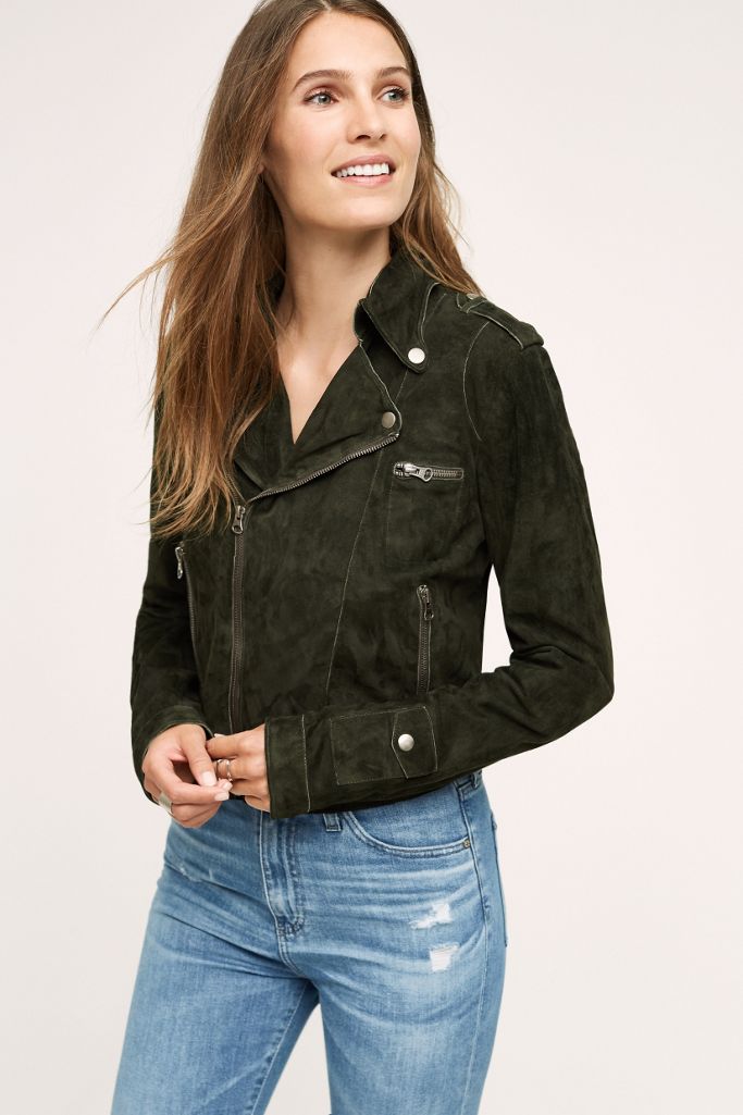 Josey Washed Suede Jacket | Anthropologie