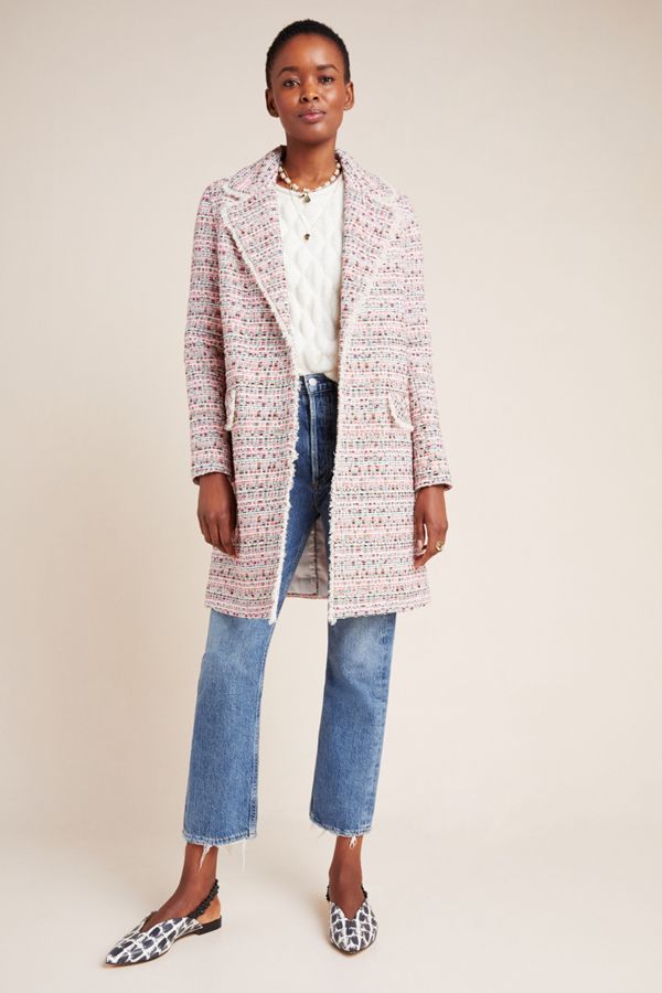 Helene Berman Tweed Coat | Anthropologie