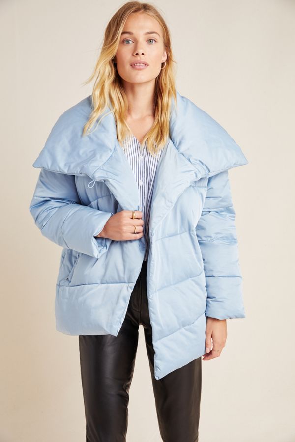 Oversized Wrap Puffer Jacket | Anthropologie