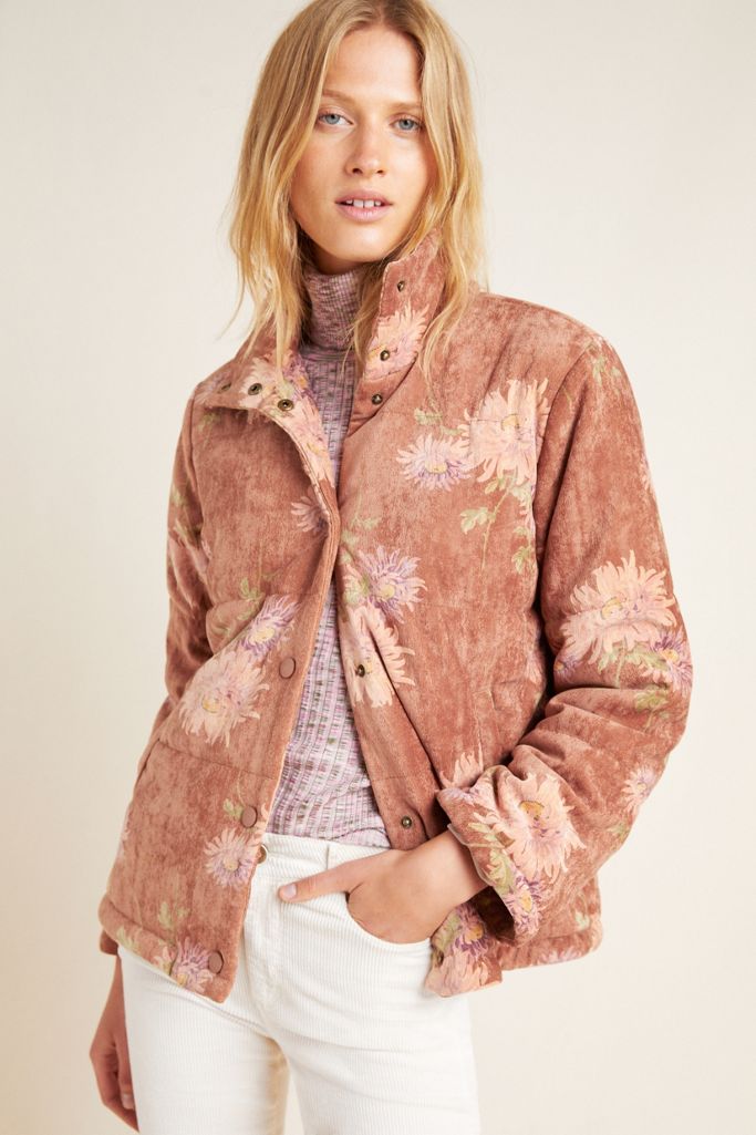 Edie Corduroy Puffer Jacket | Anthropologie
