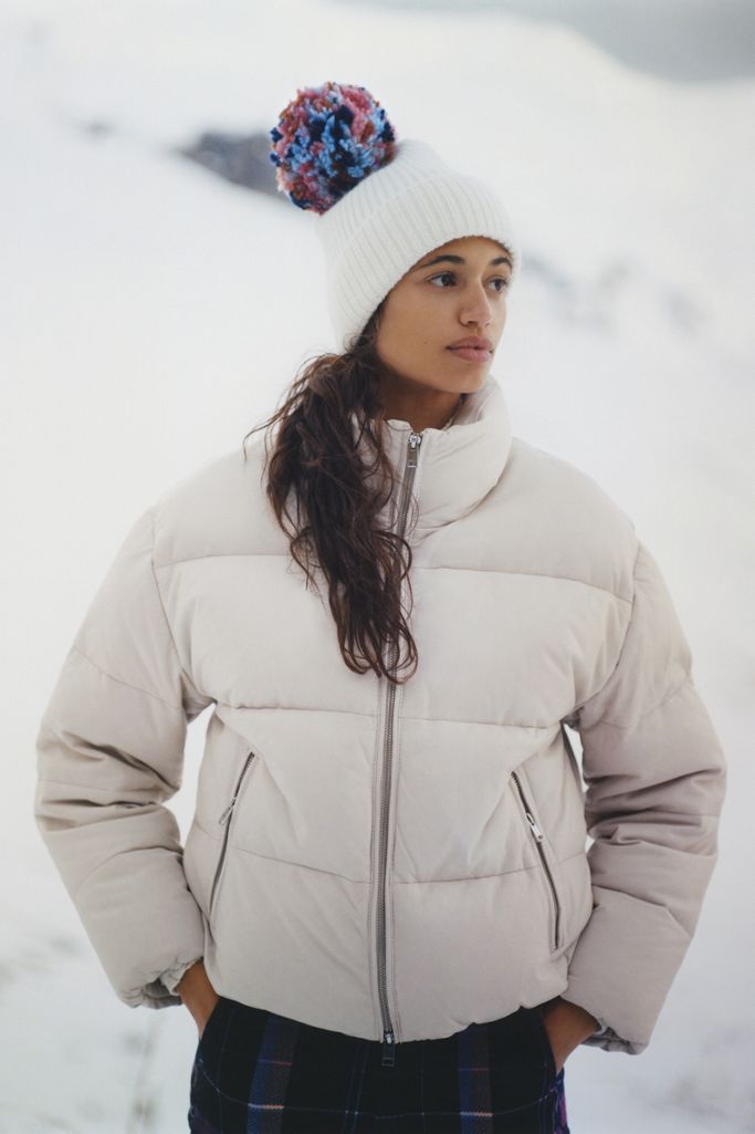 Lamarque Iris Leather Puffer Jacket | Anthropologie