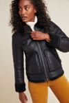 Frye Shearling Leather Jacket | Anthropologie