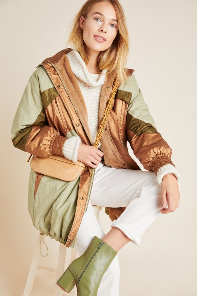 Adirondack Metallic Parka Jacket | Anthropologie