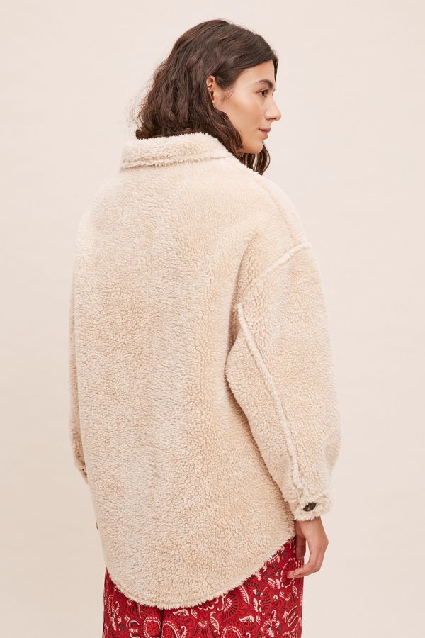 Suncoo Borg Coat | Anthropologie UK