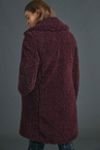 Sanctuary Merlot Sherpa Coat | Anthropologie