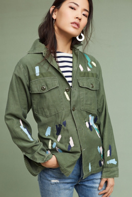 One-Of-A-Kind Mitchell Paint Jacket | Anthropologie
