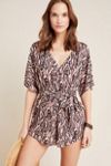 Didi Surplice Romper | Anthropologie
