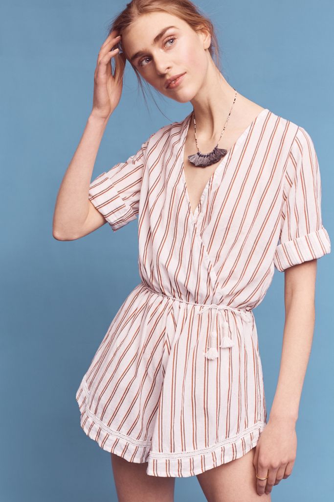 Dock Of The Bay Romper | Anthropologie
