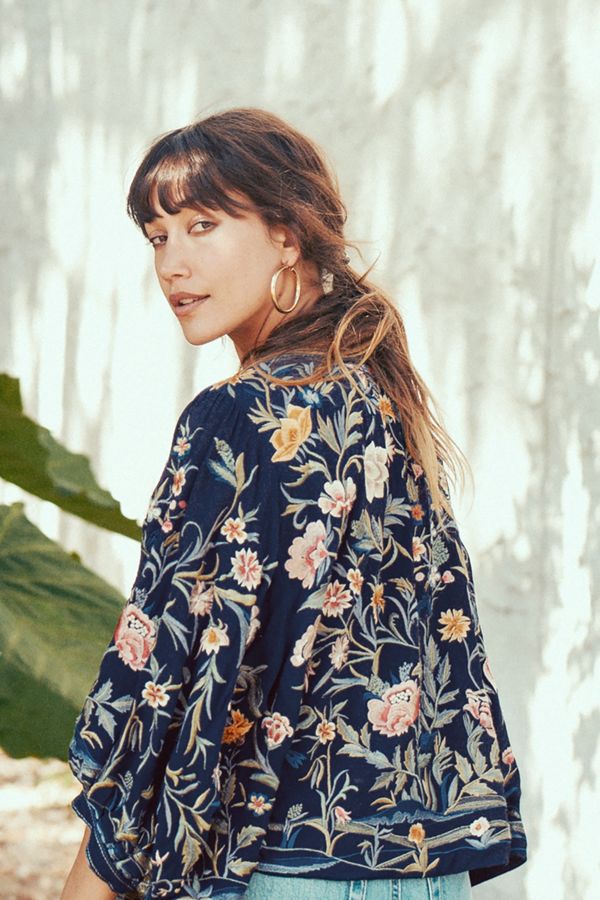 M.A.B.E. Velma Embroidered-Bomber Jacket | Anthropologie UK