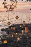 Dinant Wicker Candle Holder | Anthropologie