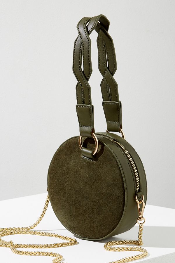 Mowana Round Suede Bag | Anthropologie UK