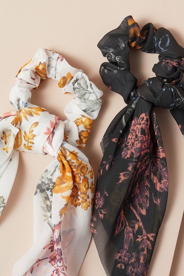 Pack of 2 Scarf Scrunchie | Anthropologie UK
