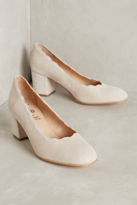 KMB Scalloped & Studded Pumps | Anthropologie