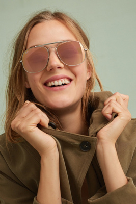Ray-Ban Square Aviator Sunglasses | Anthropologie