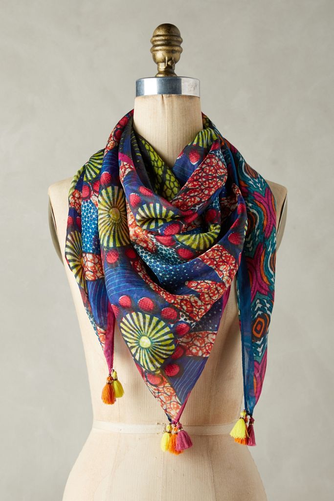 Bindya Silk Scarf | Anthropologie