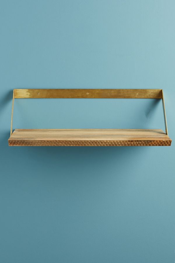 Beveled Wood Shelf | Anthropologie