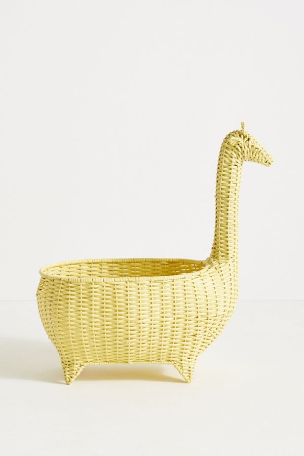 Giraffe Wicker Basket | Anthropologie