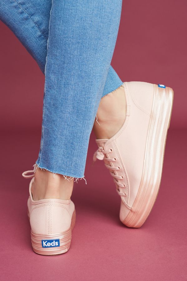 Keds Metallic Platform Sneakers | Anthropologie