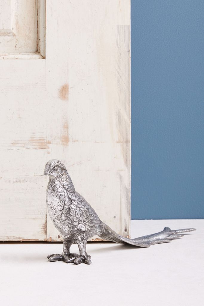 Friendly Pheasant Doorstop | Anthropologie