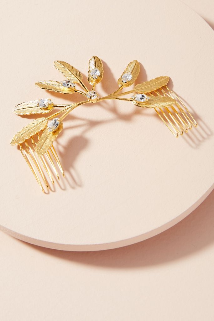 Feather Lock Hair Comb | Anthropologie
