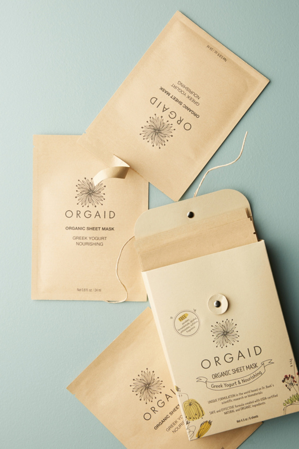 Orgaid Organic Sheet Mask Set | Anthropologie