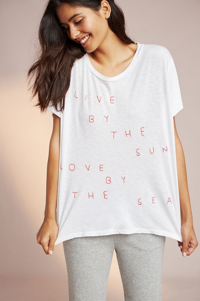 Sundry Live By The Sun Tee | Anthropologie
