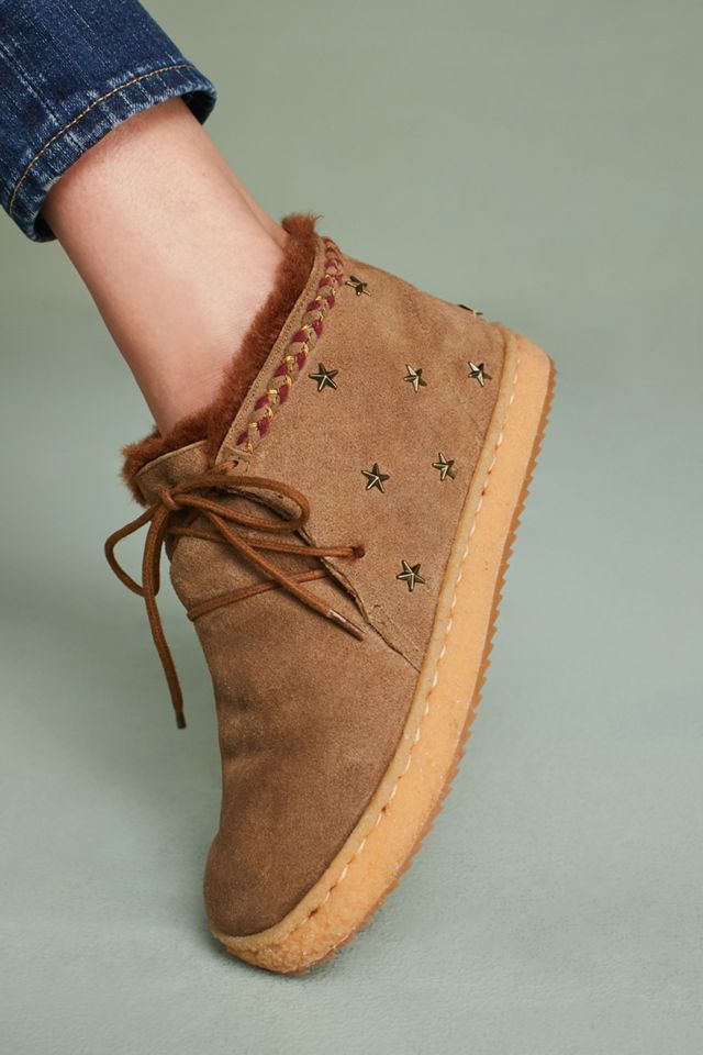 Laidback London Kion Star-Studdded Chukka Boots | Anthropologie