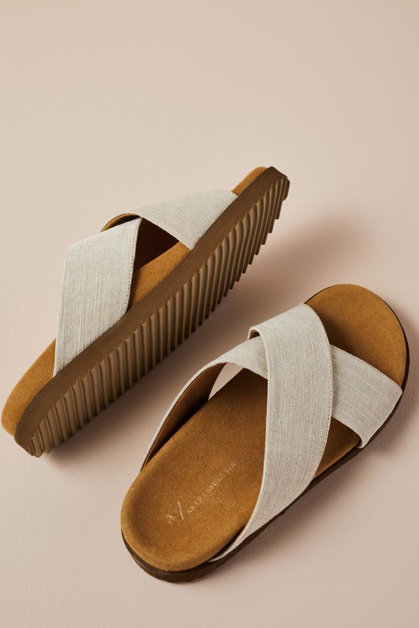 Giselle Cross-Over Sliders | Anthropologie UK