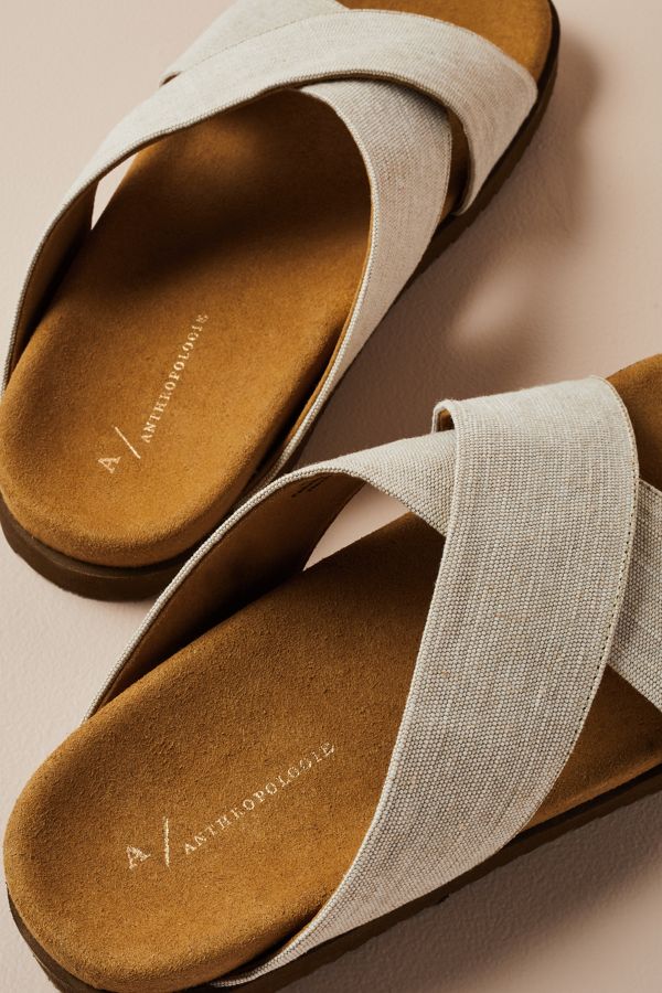 Giselle Cross-Over Sliders | Anthropologie UK