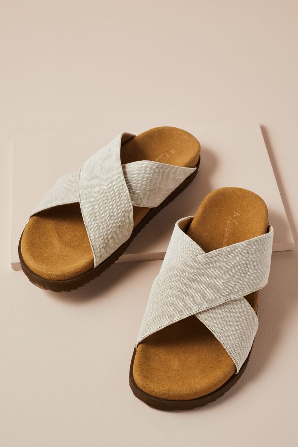 Giselle Cross-Over Sliders | Anthropologie UK