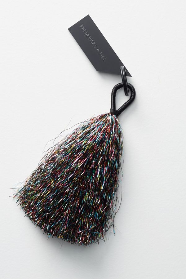 Tinsel Tassel Keychain | Anthropologie