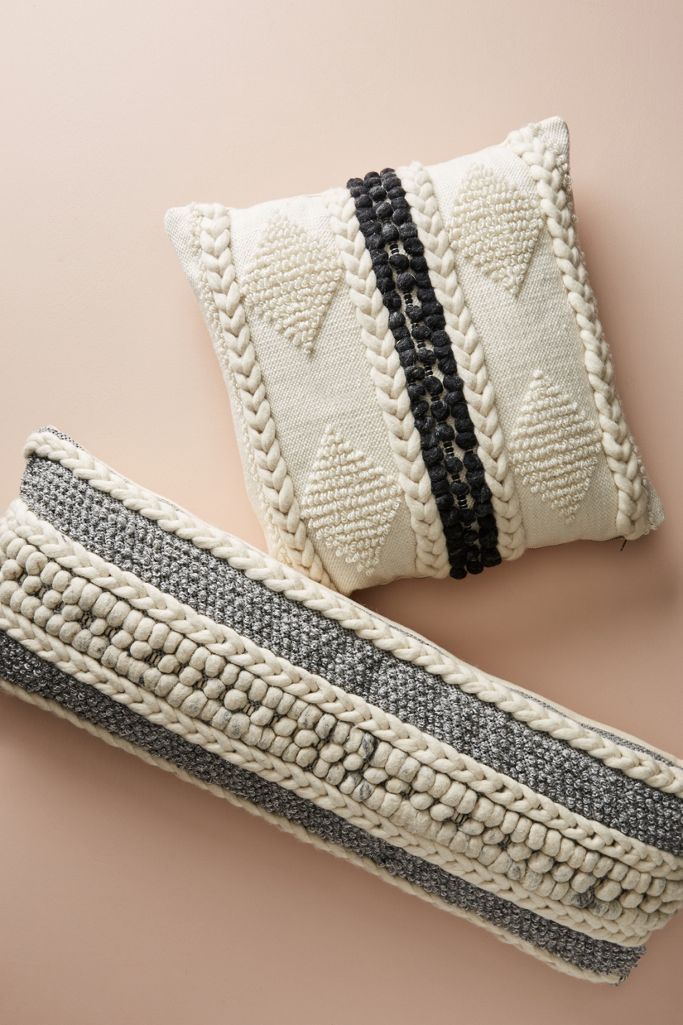 Braided Bauble Pillow | Anthropologie