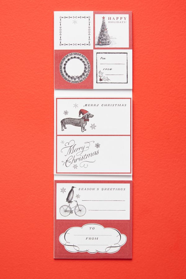 Monochrome Sticker Label Set | Anthropologie