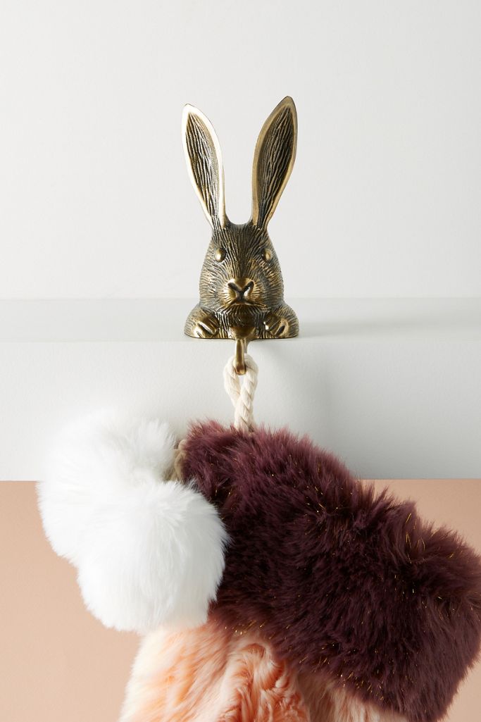 Rabbit Stocking Holder | Anthropologie